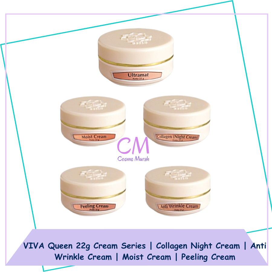 Jual CM VIVA Queen 22g Cream Series | Collagen Night Cream | Anti ...