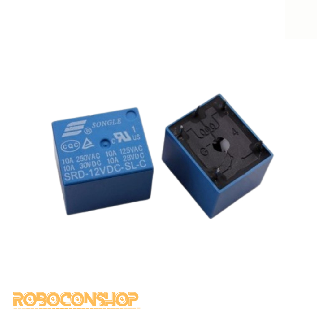 Jual Relay 12v 10A Songle Original SRD-12VDC-SL-C 5 pin 5p ORI DC 12 Volt | Shopee Indonesia