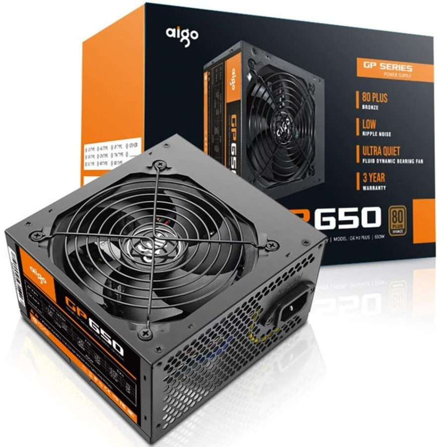 Jual POWER SUPPLY PSU AIGO GP650 650W 80+ BRONZE NON MODULAR | Shopee Indonesia