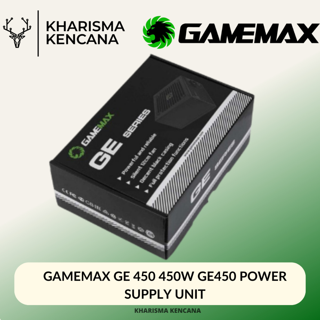 Jual GAMEMAX GE 450 450W GE450 POWER SUPPLY UNIT | Shopee Indonesia