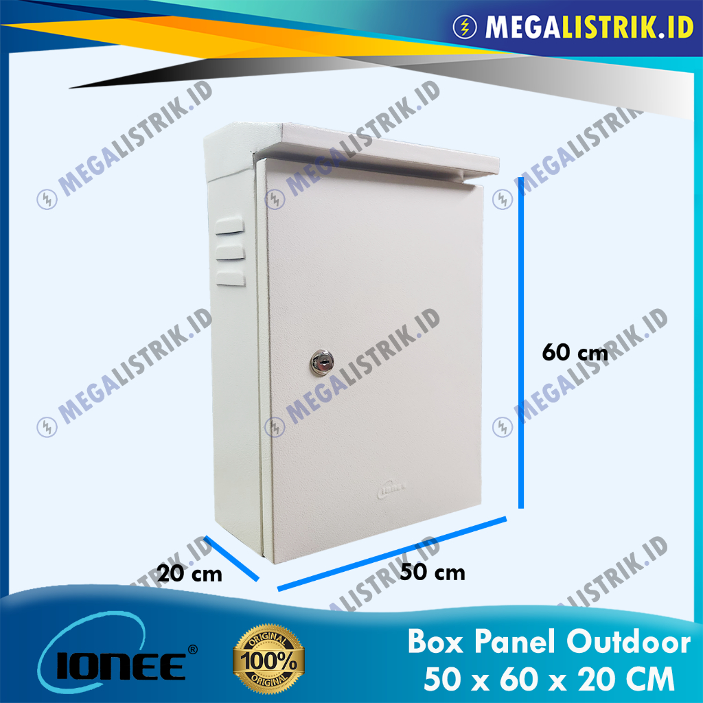 Jual IONEE BOX PANEL OUTDOOR 50X60X20 CM / KOTAK PANEL LISTRIK TOPI 50 ...