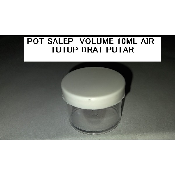 Jual Pot salep 10 cc tutup drat putar | Shopee Indonesia