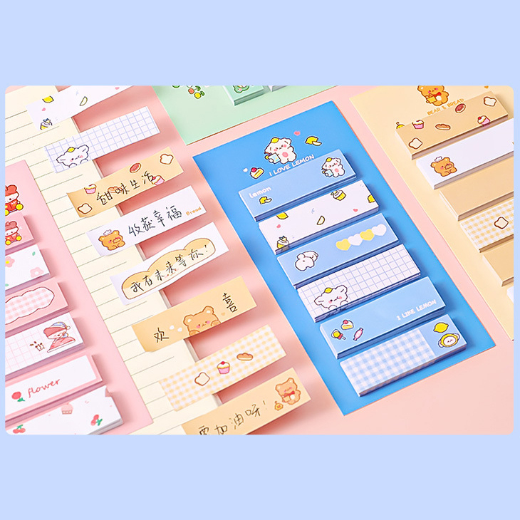 Jual Sticky Note 6 Baris 120 Lembar Karakter Lucu / Kertas Memo ...