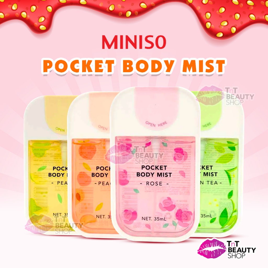 Jual Miniso Body Spray Pocket Body Mist 35mL Parfum Wanita Parfum Pria ...