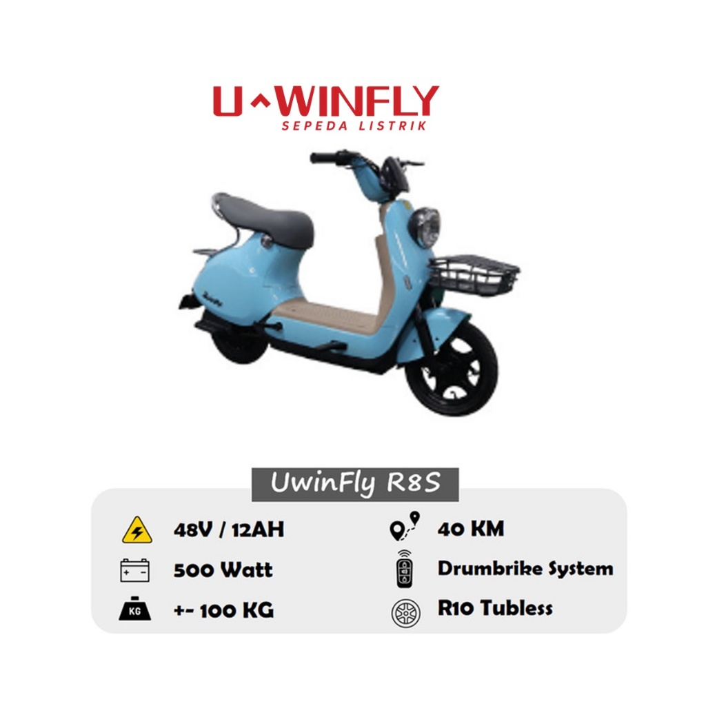 Jual SEPEDA LISTRIK ELECTRIC BIKE UWINFLY R8S 500W GARANSI RESMI ...