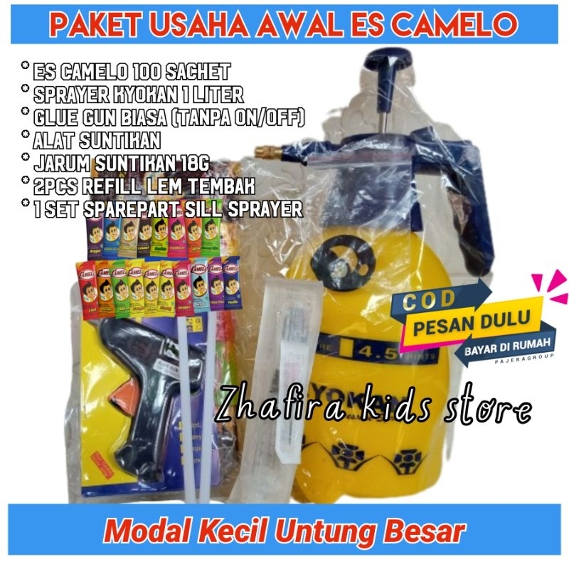 Jual Paket usaha es camelo super hemat / paket buka usaha awal es ...
