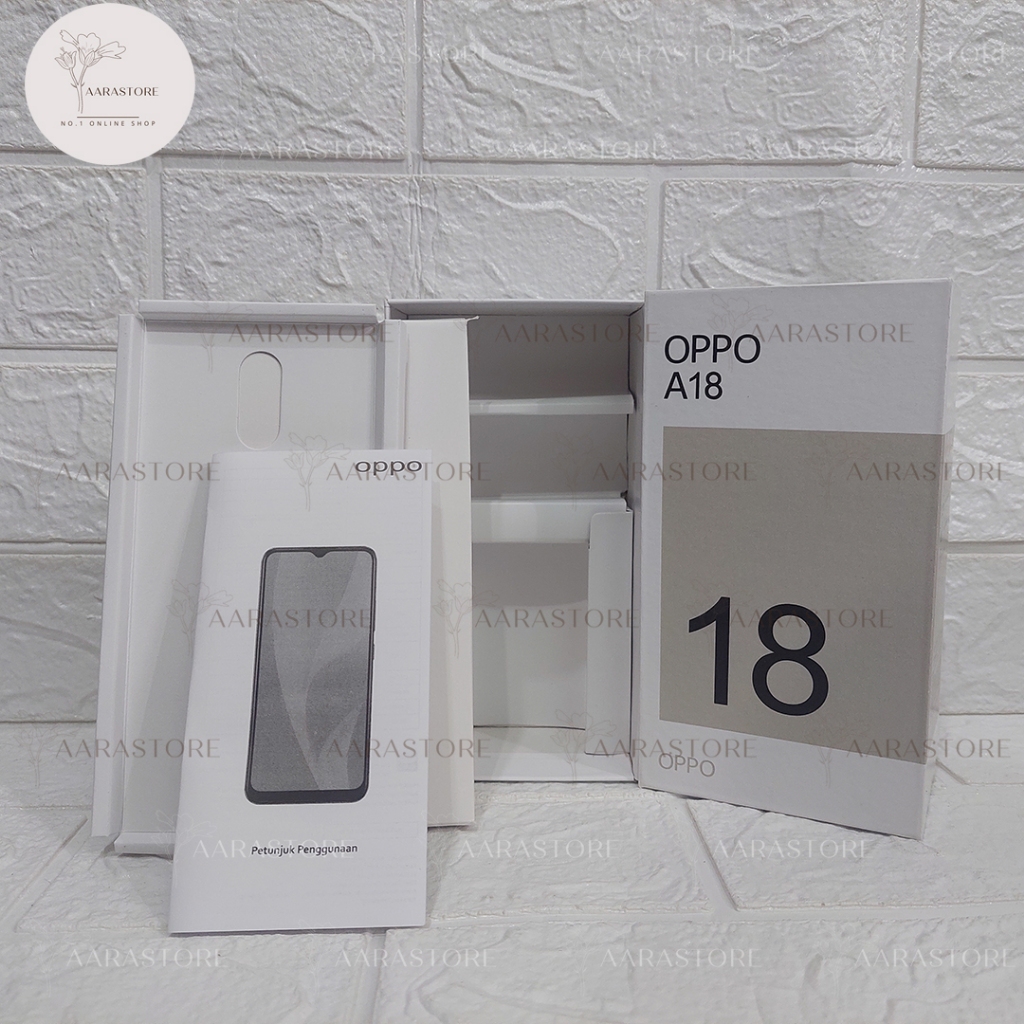 Jual KOTAK / DUS OPPO A18 FREE STIKER & FUll Aksesoris - Fullset ...