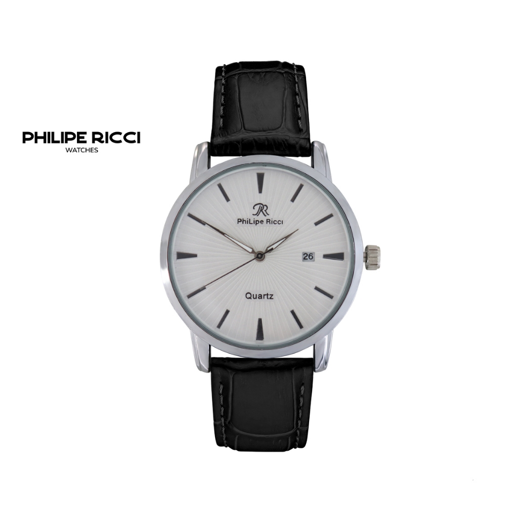 Jual PhiLipe Ricci Jam Tangan Pria Kulit Analog Quartz Strap Leather ...