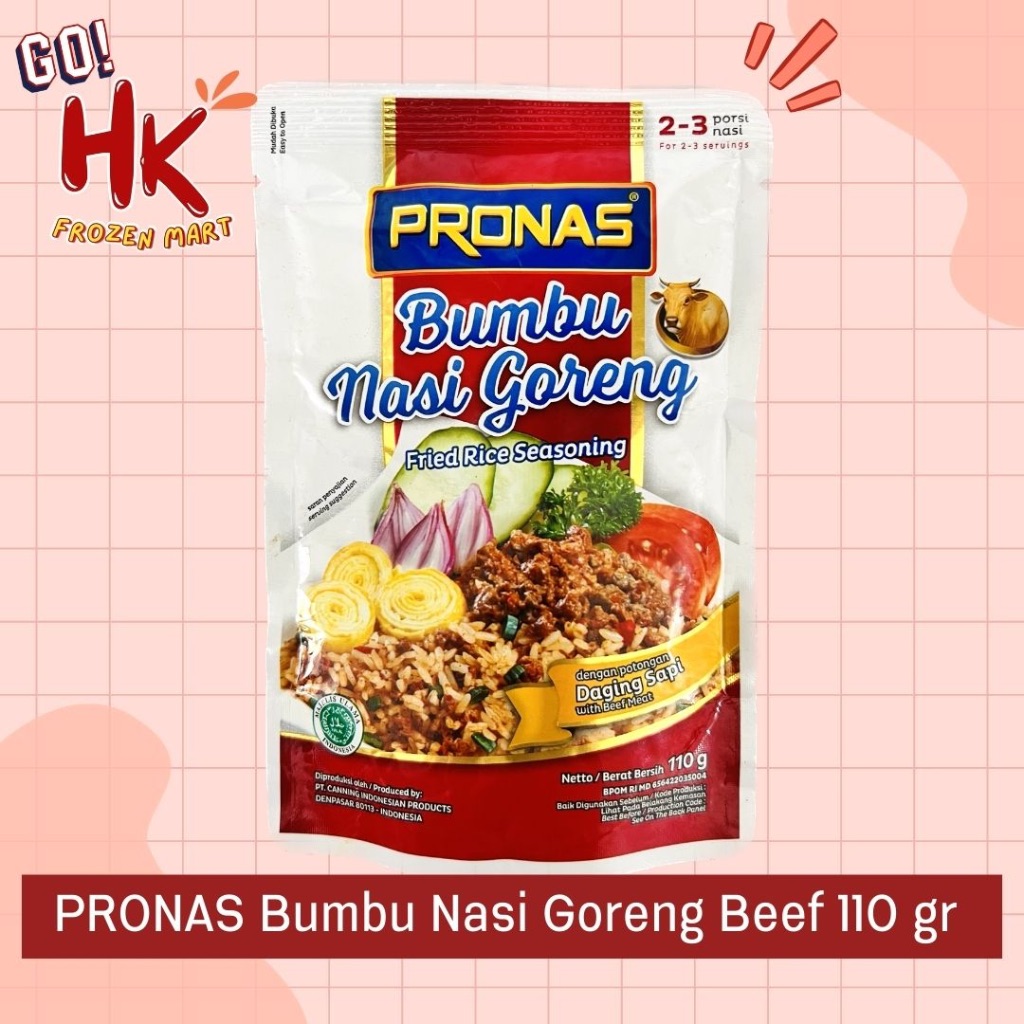 Jual Pronas Bumbu Nasi Goreng Daging Sapi 110gr | fried rice seasoning ...
