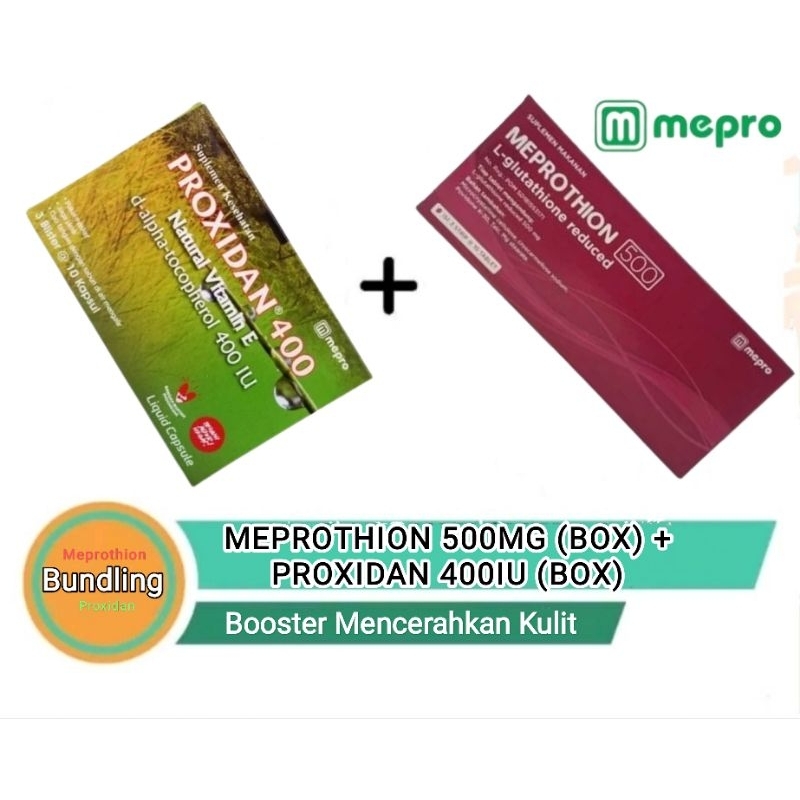 Jual BEST SELLER Bundling Meprothion 500mg + Proxidan 400IU | Kemasan ...