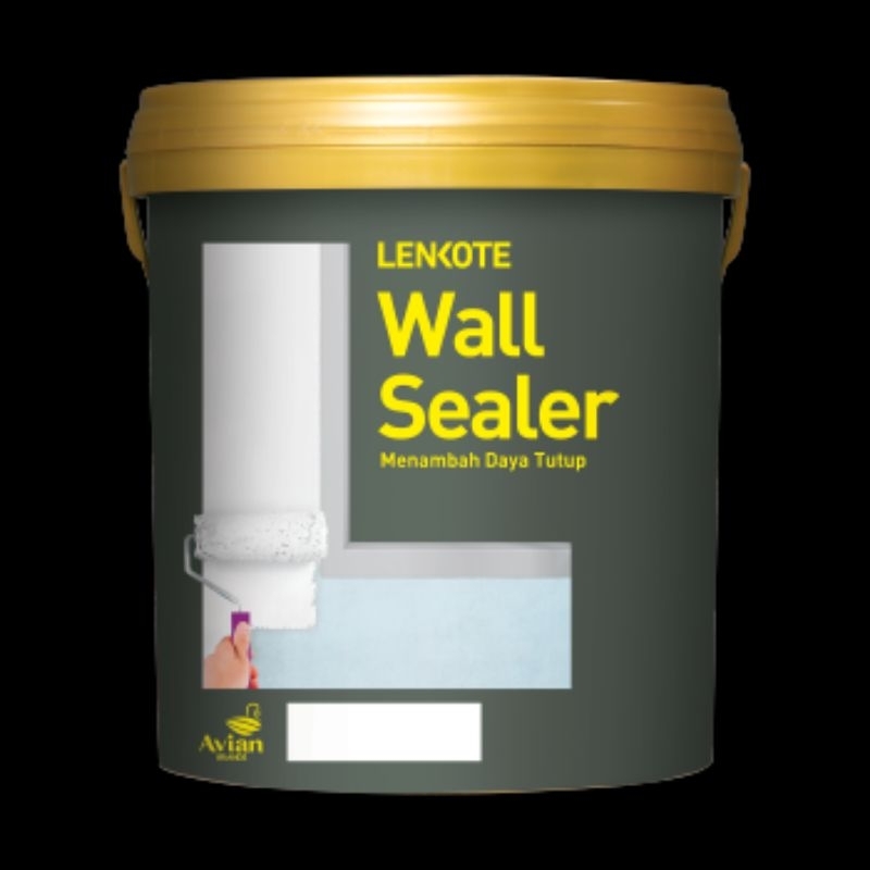Jual Cat dasar tembok interior dan exterior Lenkote Wall Sealer 20 ...