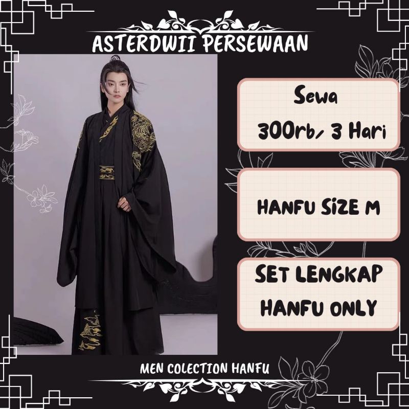 Jual SEWA ATAU RENTAL HANFU COWOK ATAU PRIA Yun Shuji Jiang Ye | Shopee ...