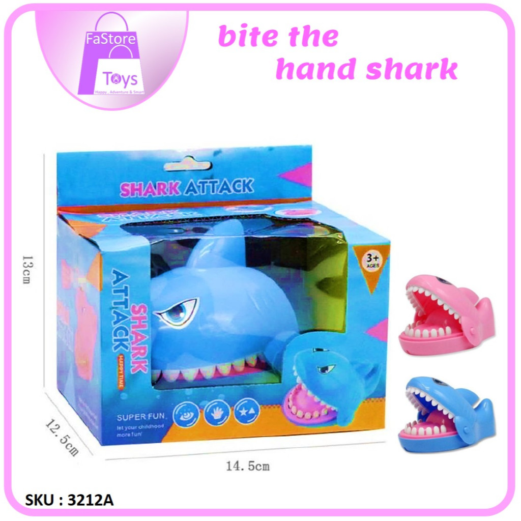 Jual FaStore - Mainan Figur Hiu Gigit Jari, Crocodile Game Mouse Shark ...
