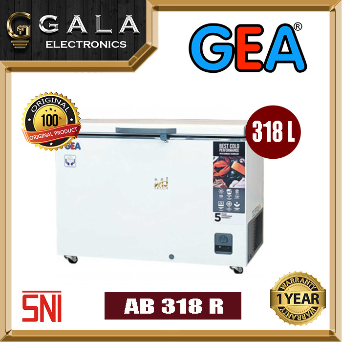 Jual Chest Freezer Box Gea AB - 318 R Chest Freezer 318 Liter | Shopee ...