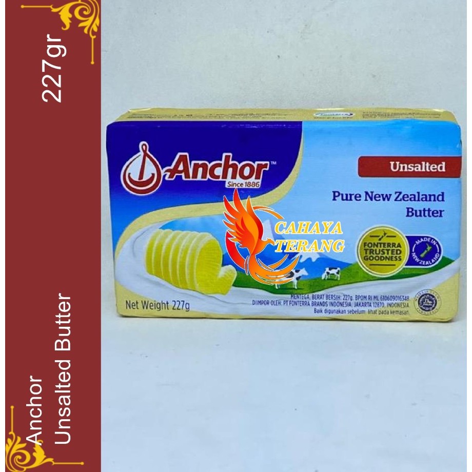 Jual Pure New Zealand Unsalted Butter Anchor 227gr Anchor Unsalted ... Jual Pure New Zealand Unsalted Butter Anchor 227gr Anchor Unsalted ...