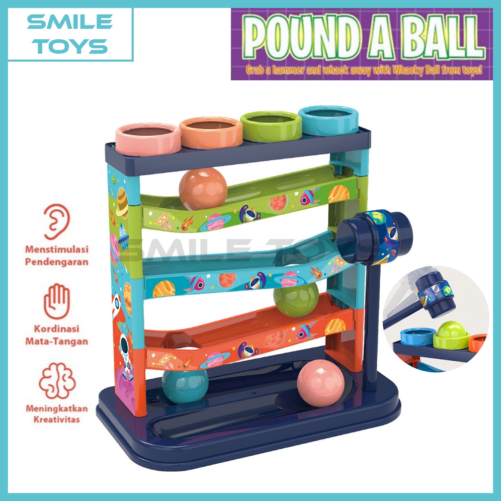 Jual Smile - Mainan Edukasi Anak Pound A Ball YE 3 - Mainan Anak Pukul ...