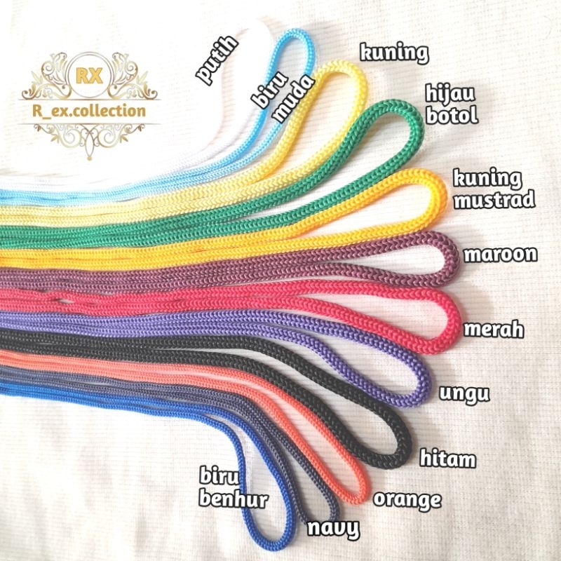 Jual Tali Kur Ready Semua Warna [3mm] & [5mm] 900gram | Shopee Indonesia