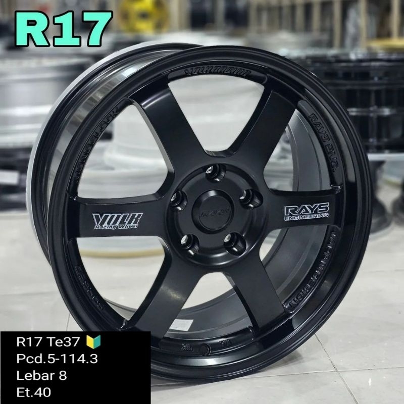 Jual velg mobil volk rays te37 ring 17 untuk rush terios xpander hrv ...
