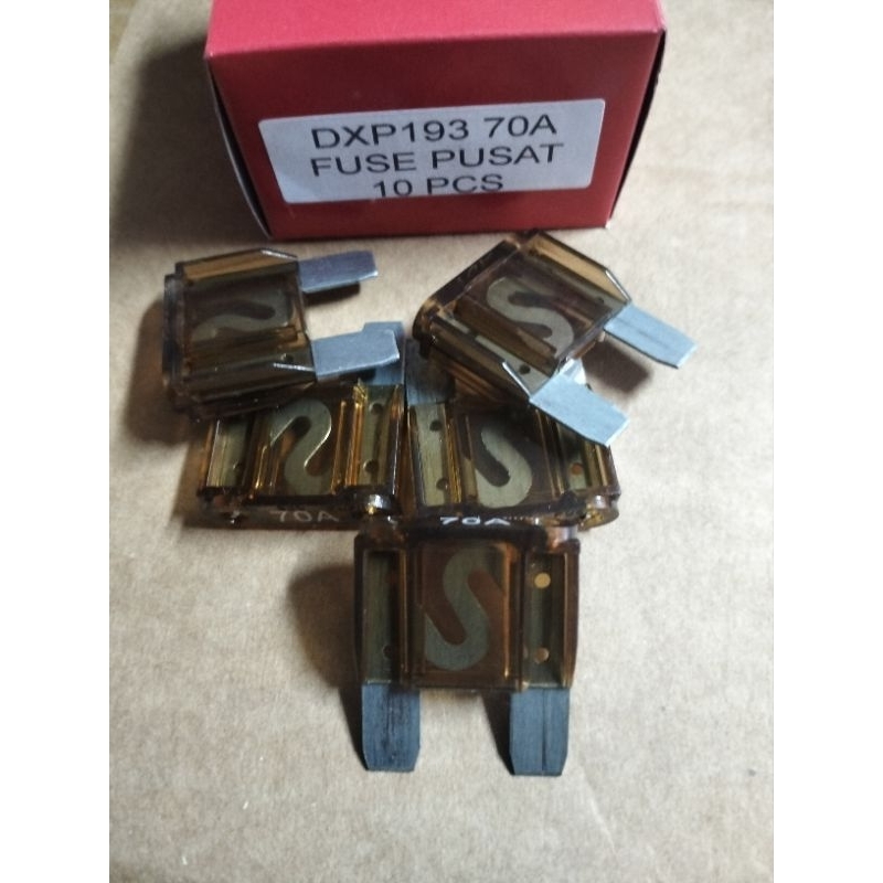 Jual 10pcs sekring skring fusat fuse tusuk tancap 70A dxp193 dx besar ...