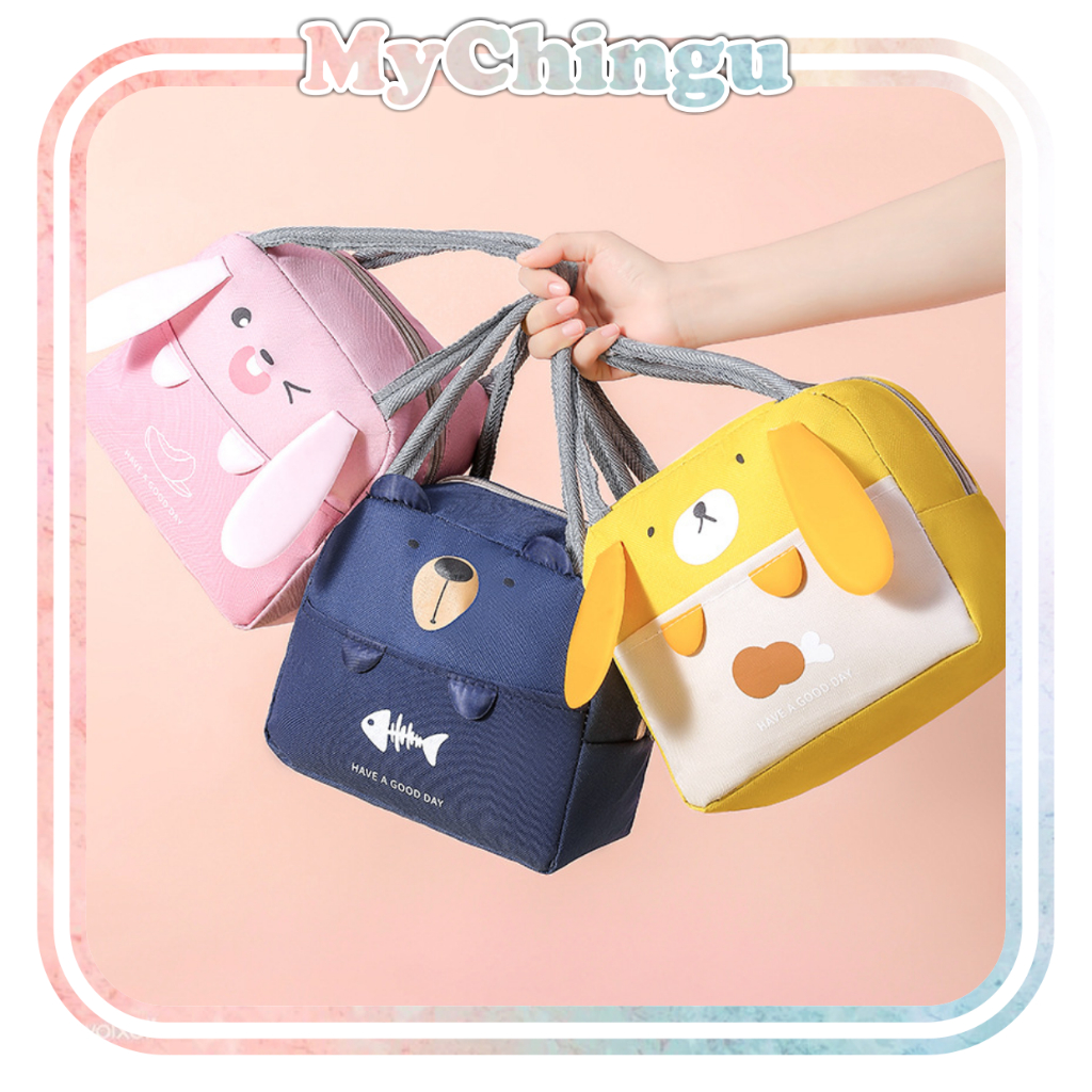 Jual Chingu PA009 Tas Bekal Karakter 3D Motif Lucu Cute Lunch Cooler ...
