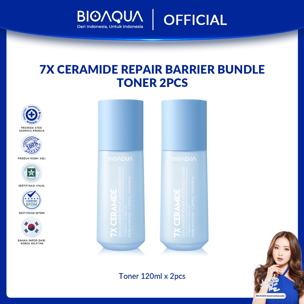 Jual BIOAQUA 7X Ceramide Skin Barrier Repair Moisturizer Toner Wajah ...