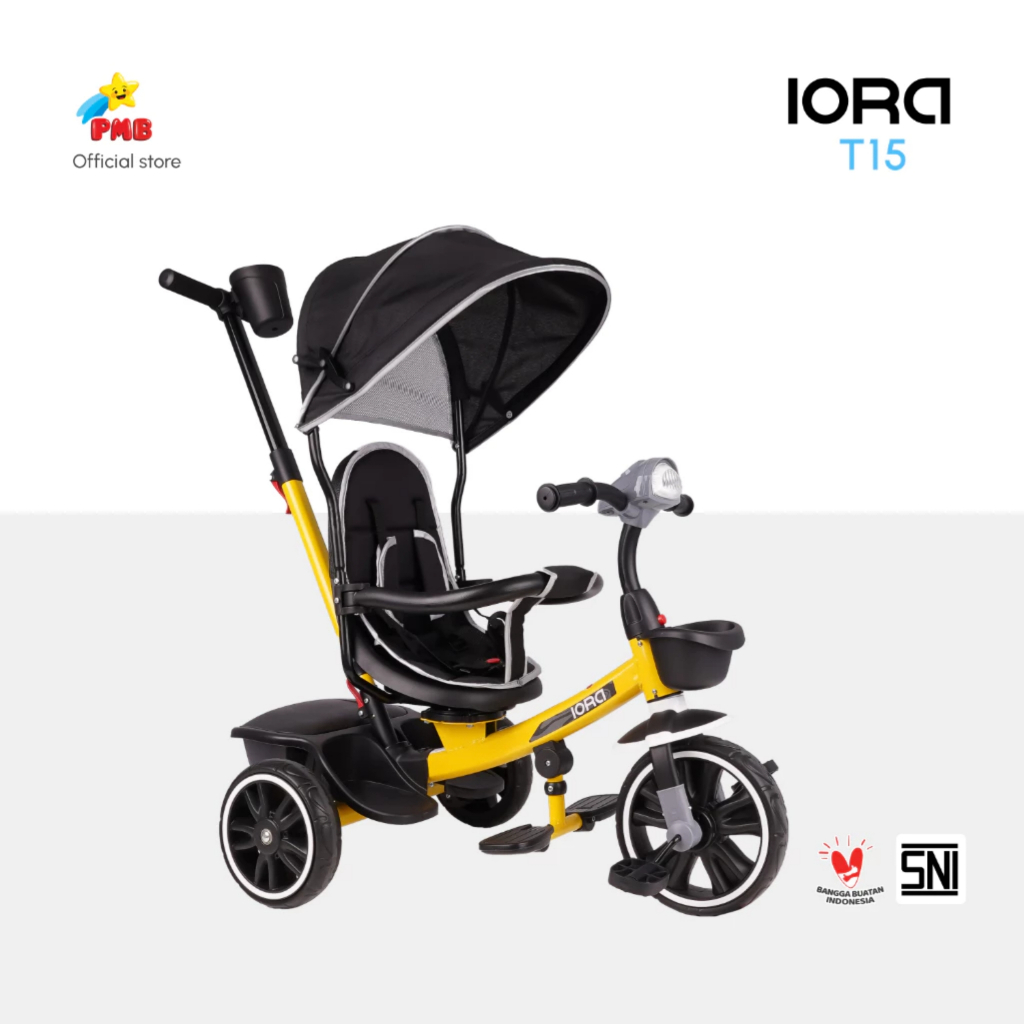 Jual Sepeda Anak Roda 3 Kursi Bisaa Diputar 360° PMB Iora T-15 | Shopee ...