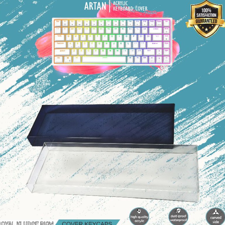 Jual Produk Premium.. Royal Kludge RK84 ACRYLIC KEYCAPS COVER PELINDUNG ...