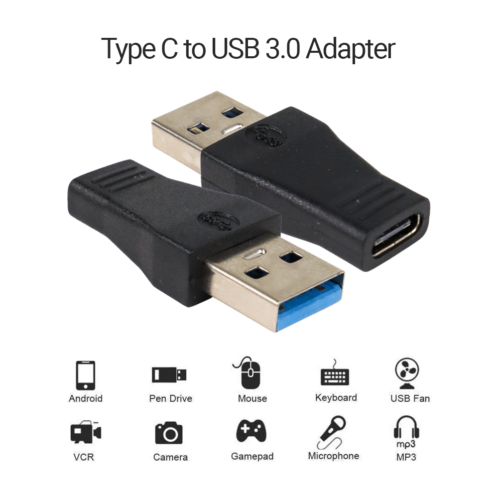 Jual Adaptor Konektor Konverter USB Type C ke USB 3.0 | Shopee Indonesia