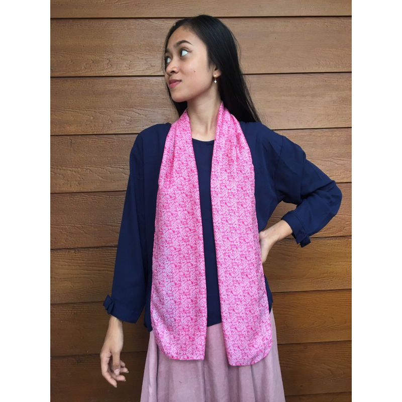 Jual 37-44 Syal wanita fashion leher scraft motif scarf murah selendang ...