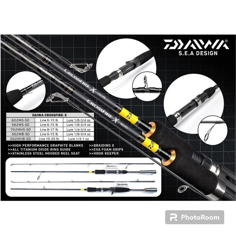 Jual JORAN DAIWA CROSSFIRE x 602MS -sd/ JORAN DAIWA 165 | Shopee Indonesia