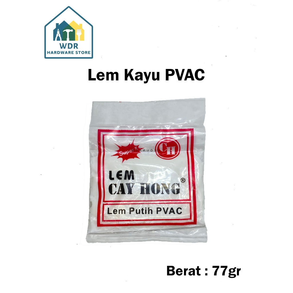 Jual Lem Kayu CH PVac 77gr | Lem Kayu PVac Kecil 77gr | Shopee Indonesia