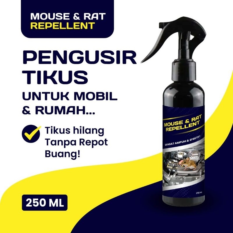 Jual MOUSE & RAT REPELLENT Promo Spray Pengusir Tikus Alami untuk Mesin ...