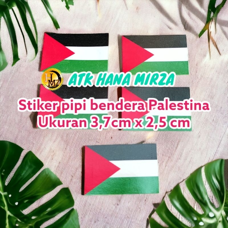 Jual Stiker Pipi Ukuran 2,5 cm x 3,5 cm motif bendera merah putih dan ...