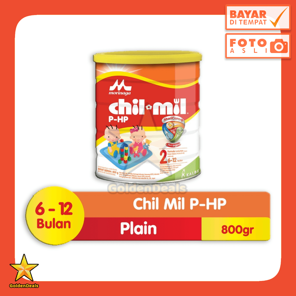 Jual [800 Gram] Susu Morinaga Chil Mil PHP Susu Formula 6-12 Bulan 800 ...