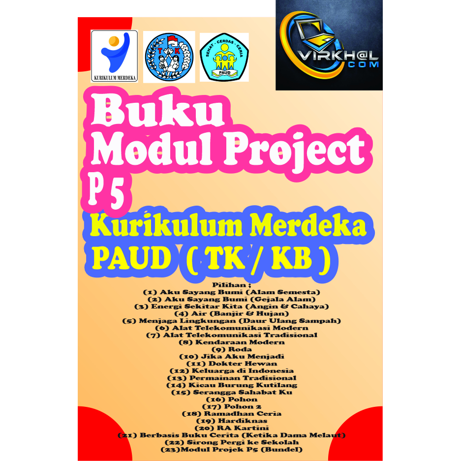 Jual BUKU MODUL PENGUATAN P5 untuk PAUD (TK/KB) | Shopee Indonesia