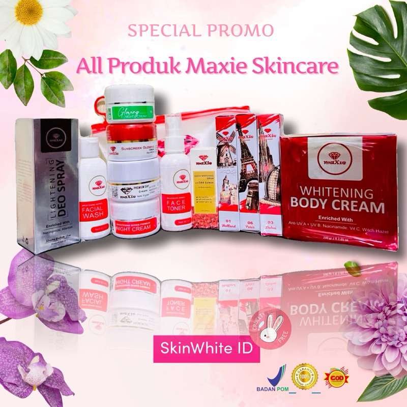 Jual Maxie glow Original BPOM Kemasan terbaru all produk maxie | serum ...