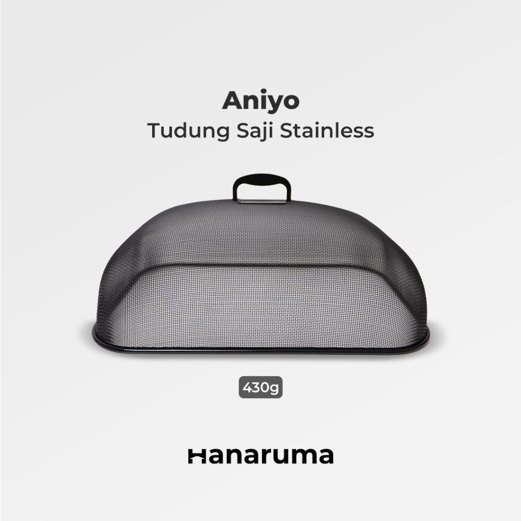 Jual HANARUMA Aniyo - Tudung Saji Stainless - Rak Tudung Saji Estetik Persegi Panjang Pengganti ...