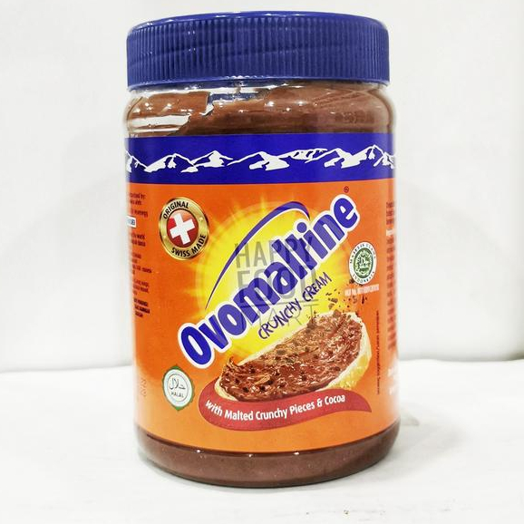 Jual [BPOM RI] OVOMALTINE CRUNCHY CREAM 680G/SELAI CRUNCHY/FILLING ROTI ...