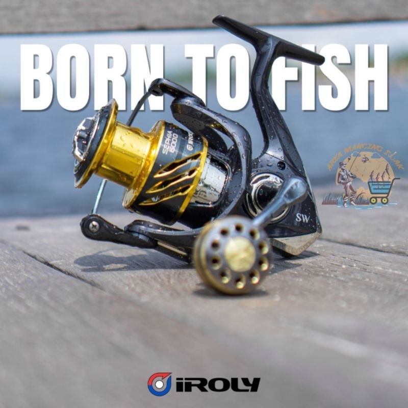 Jual Reel IROLY SEPHIA+ SW & SEPHIA CARBON 500 800 1000 2000 3000 4000 ...