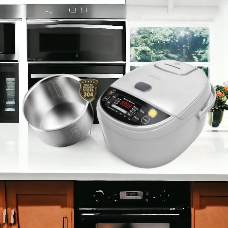 Jual Rice Cooker Digital Kirin KRC 720 / KRC720 Stainless Steel 2 Liter ...