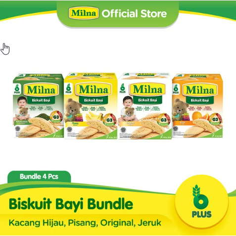 Jual Milna bubur bayi Milna nature delight / biskuit / puffs / puff ...