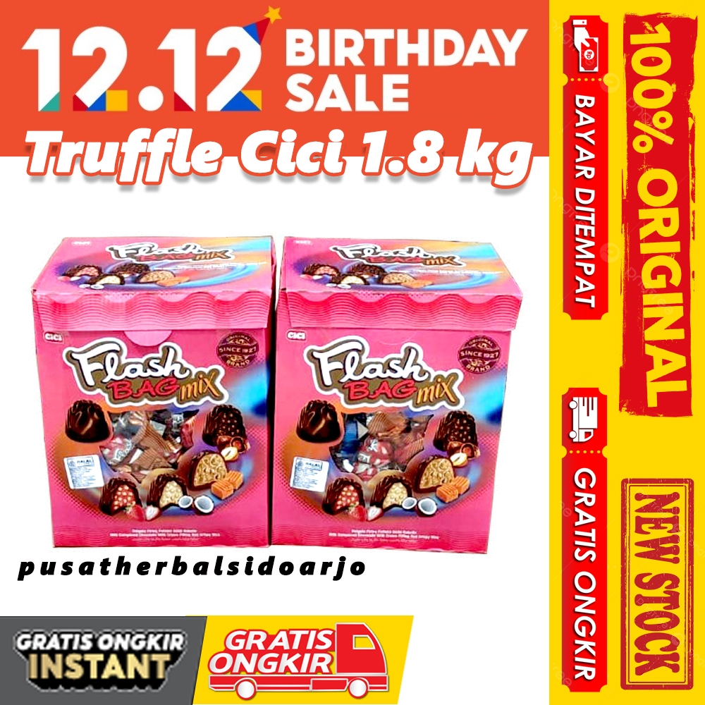 Jual Coklat CIci Flash Bag Mix 1.8kg Coklat Truffle Coklat Turki Coklat ...