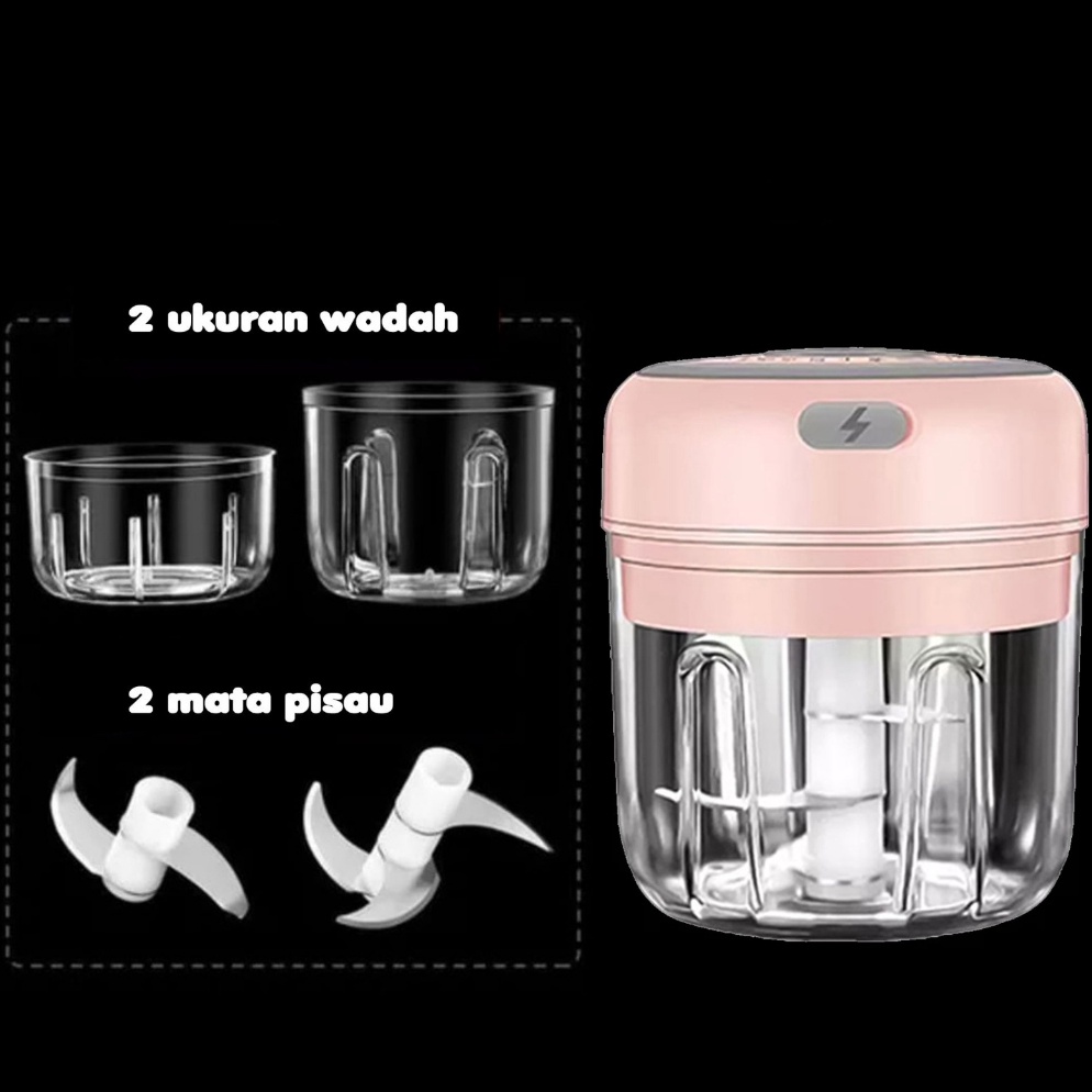 Jual el terbaru GOLDEN Usb mini chopper electric wireless/ usb food ...