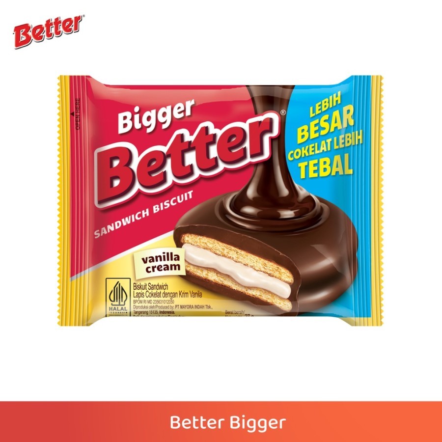 Jual Bigger Better Sandwich Biscuit ( 1 box isi 10 pcs ) | Shopee Indonesia