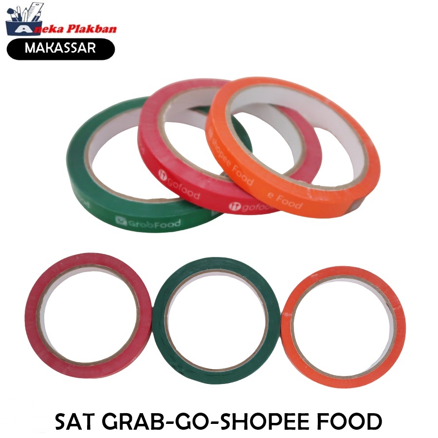 Jual [ROLL] ISOLASI SHOPEE FOOD GRAB FOOD GO FOOD | Shopee Indonesia