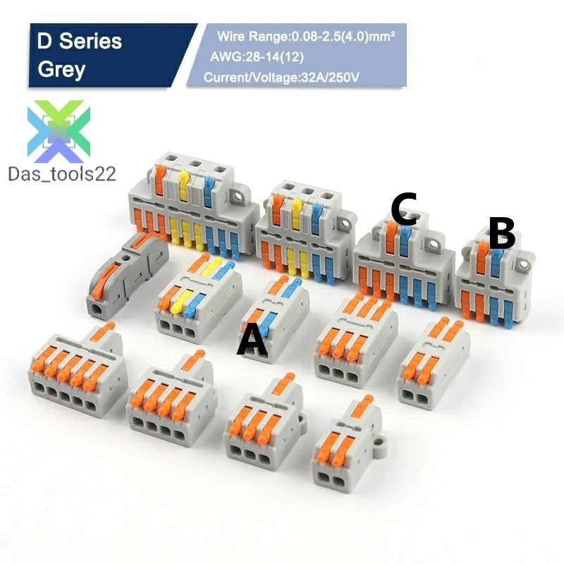 Jual Terminal Block Plastik joint SPL-22 / SPL-42 / SPL-62 WAGO Quick ...