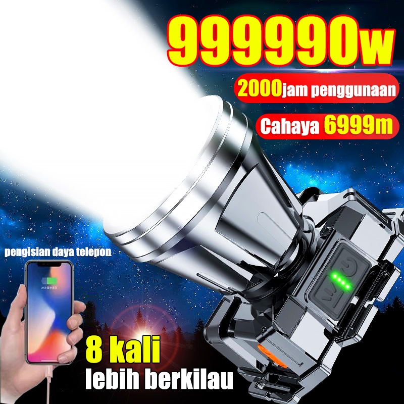 Jual LANDI Senter Kepala LED 85WATT CAHAYA PUTIH WATER PROOF senter ...