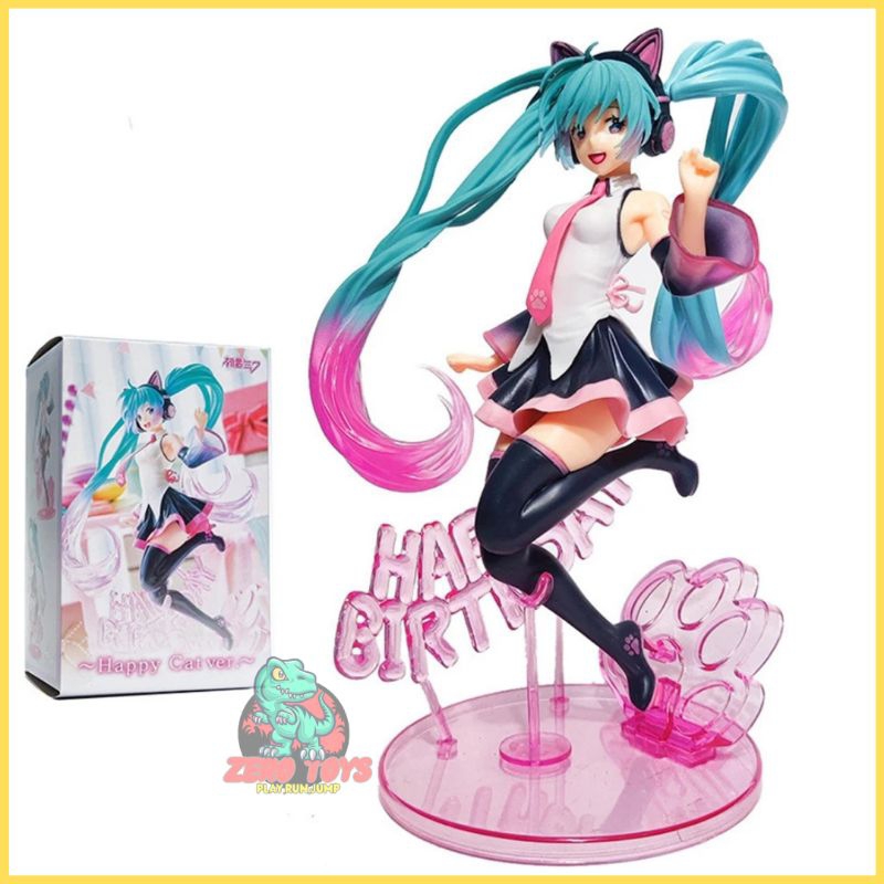 Jual Action Figure Anime Hatsune Miku Happy Birthday | Shopee Indonesia