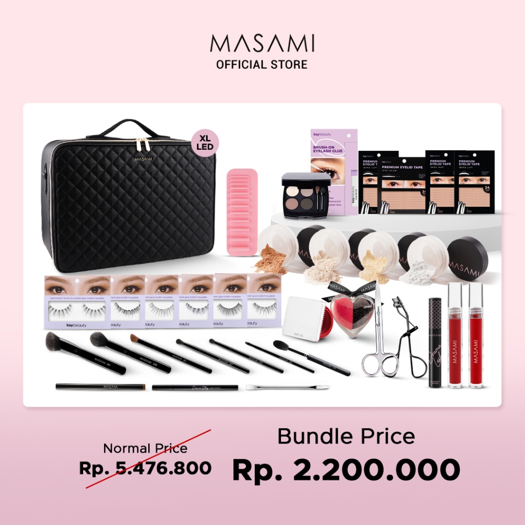 Jual Bundle Masami Pro MUA Set / Hampers Gift MUA | Shopee Indonesia