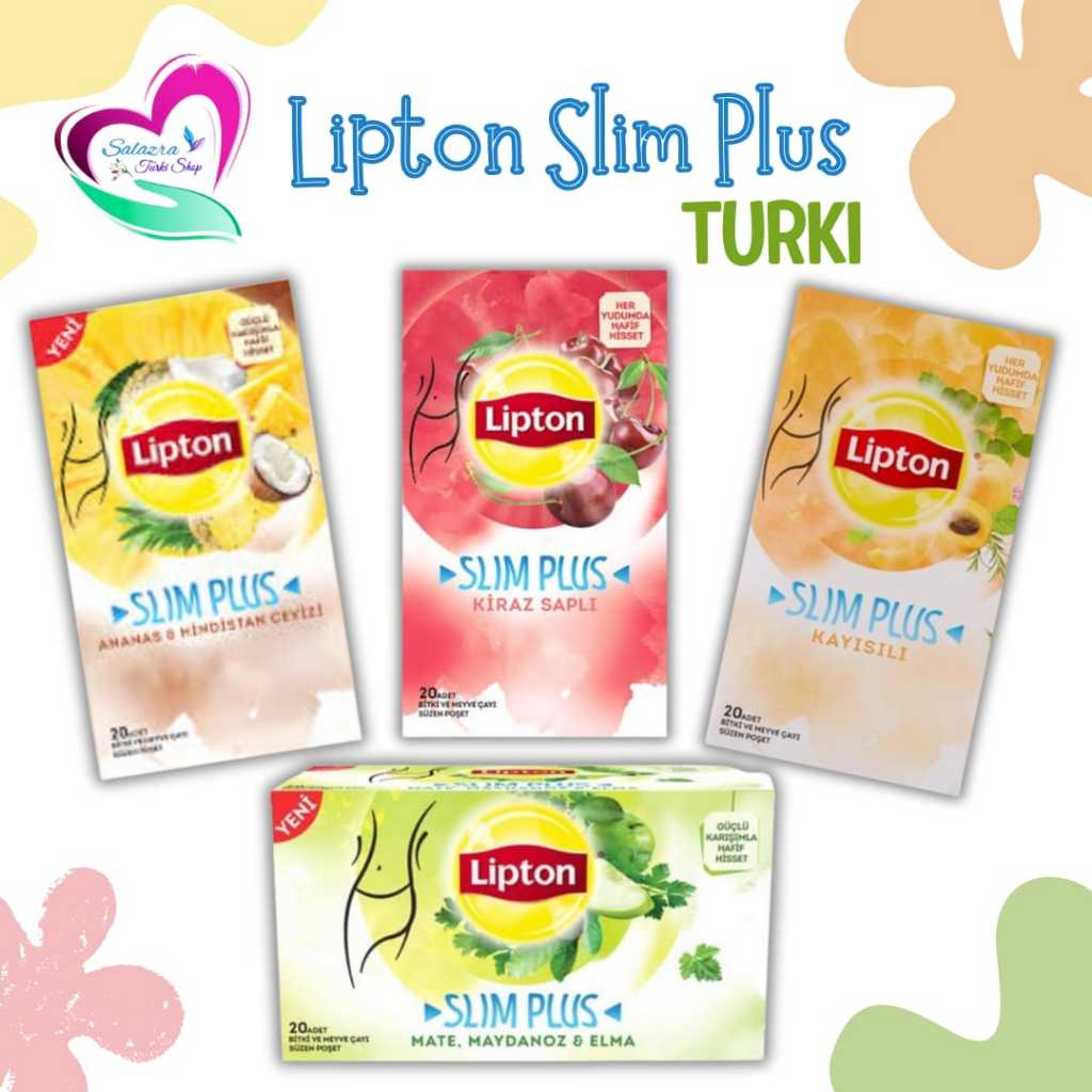 Jual LIPTON SLIM PLUS TURKI ORI Slimming Tea Turki | Teh Diet Lipton ...